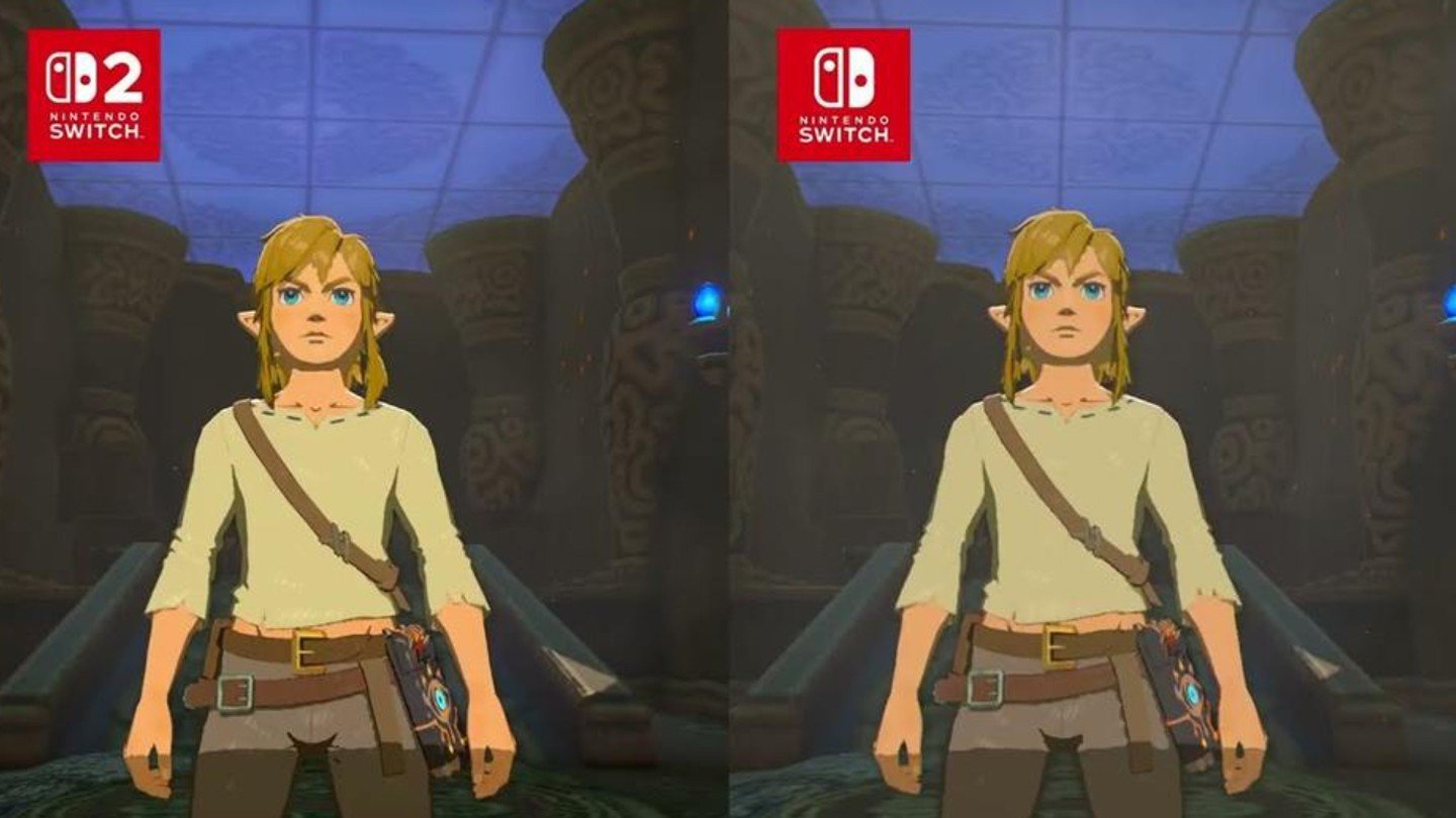 Zelda on Switch vs Switch 2 Comparison - Ensigame