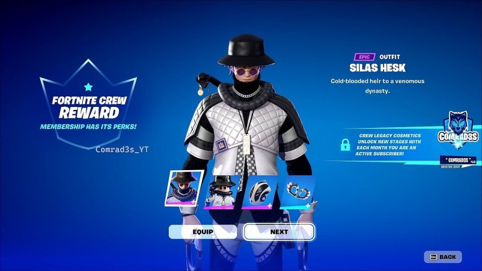 Fortnite reveals the January Crew Pack - Ensigame