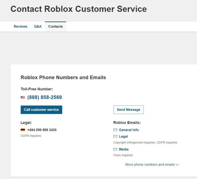 Connecting with customer service for Roblox issues - Ensigame