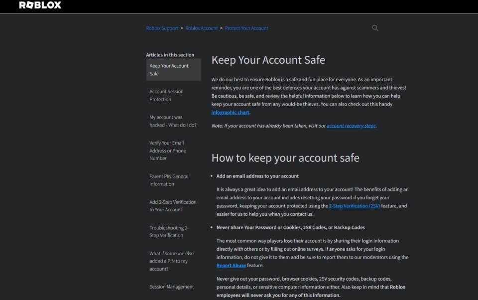 Connecting with customer service for Roblox issues - Ensigame