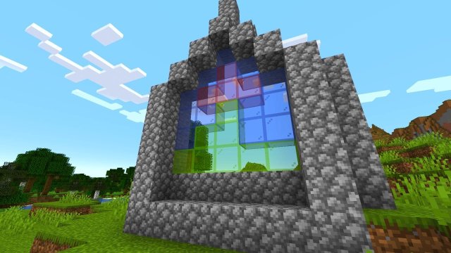 Minecraft - creating the best stained glass - Ensigame