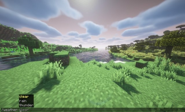 Minecraft tricks - secret commands for changing the weather - Ensigame