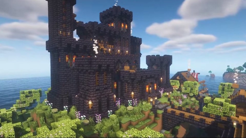 Building for craftsmen in Minecraft - 20 types of castles - Ensigame