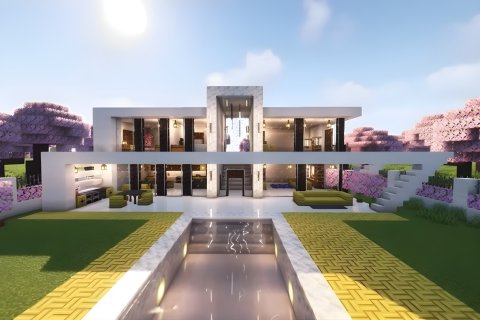 50 ideas for Minecraft - the best houses - Ensigame