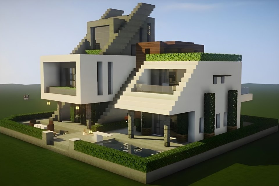 50 ideas for Minecraft - the best houses - Ensigame
