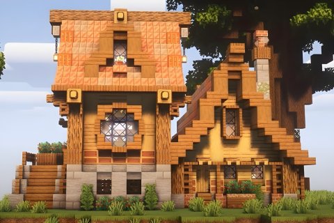 50 ideas for Minecraft - the best houses - Ensigame
