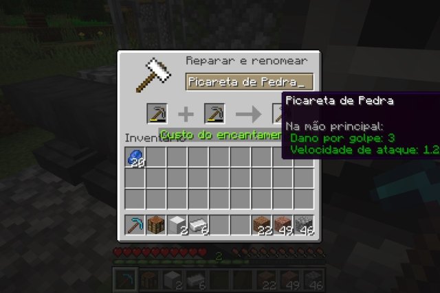 Minecraft - a arte de criar uma bigorna - Ensigame