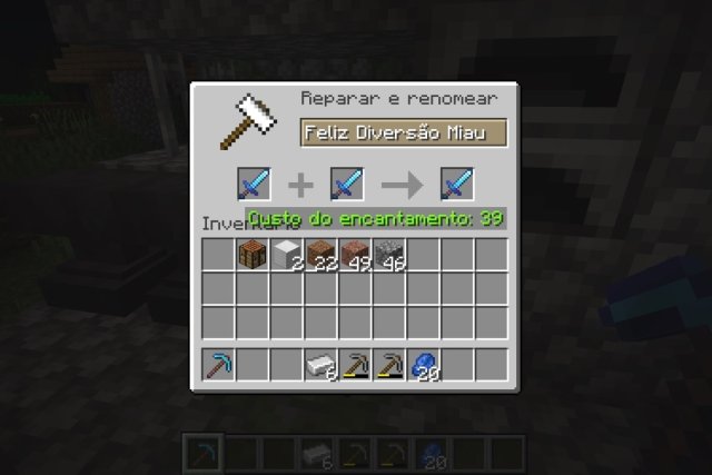Minecraft - a arte de criar uma bigorna - Ensigame