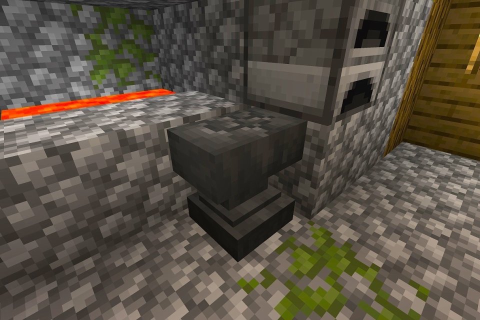 Minecraft - a arte de criar uma bigorna - Ensigame
