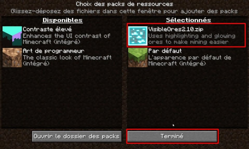 Comment ajouter un pack de ressources dans Minecraft - Ensigame