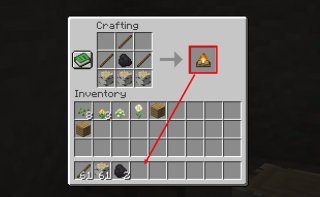 Light and heat in Minecraft - how to create a campfire - Ensigame