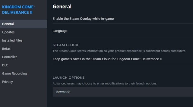 Cheat Codes in Kingdom Come Deliverance 2 - Ensigame