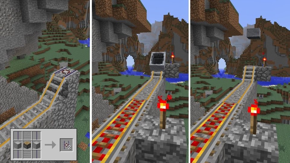 Minecraft Railway-criando trilhos - Ensigame