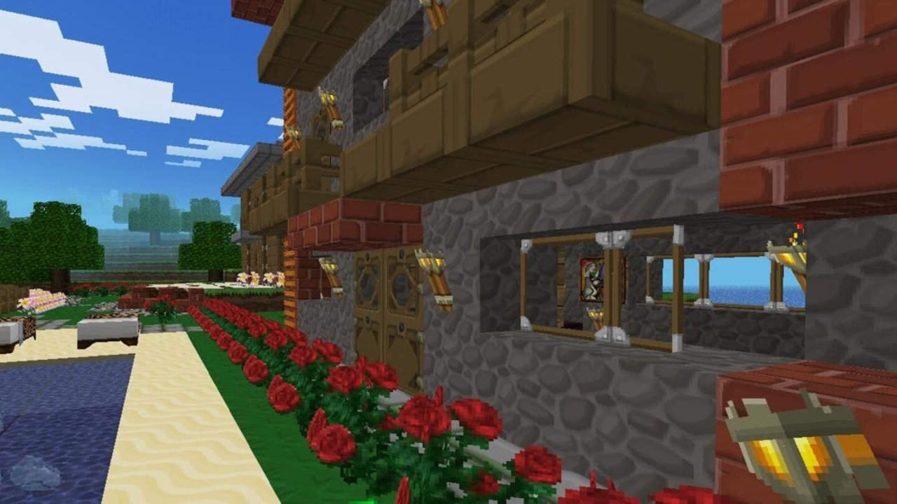 The choice for adventure lovers is the classic Minecraft mode - Ensigame