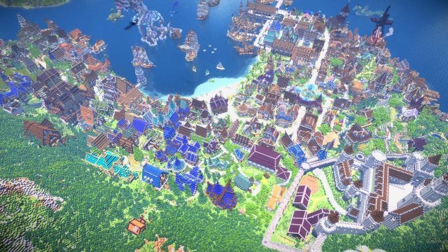 Planification et construction d'une ville dans Minecraft - Ensigame