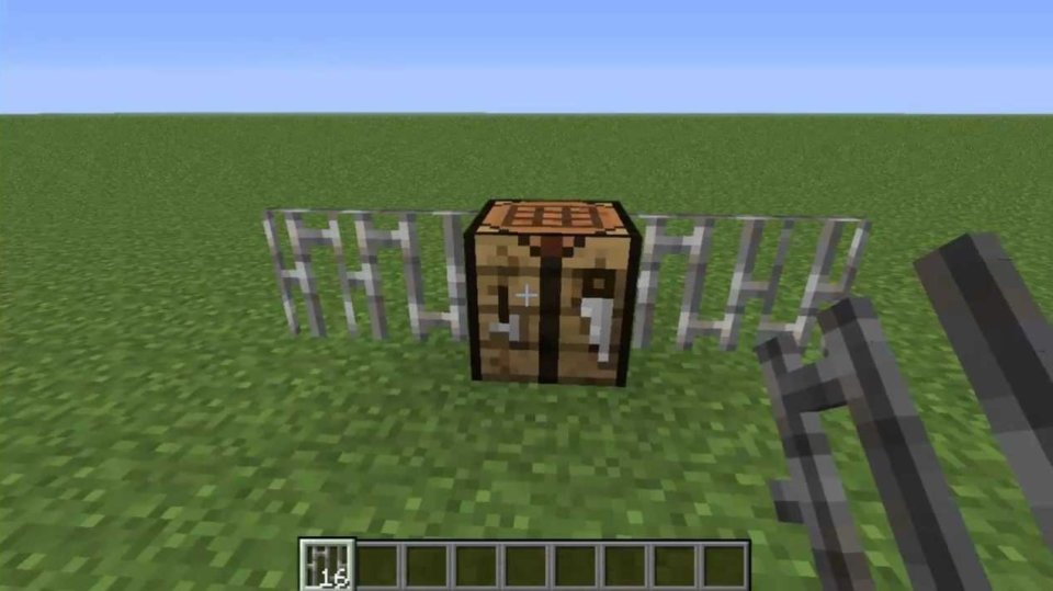 Iron bars in Minecraft - crafting and usage - Ensigame