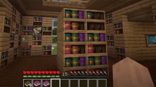 Biblioteca no Minecraft Como fazer uma estante - Ensigame
