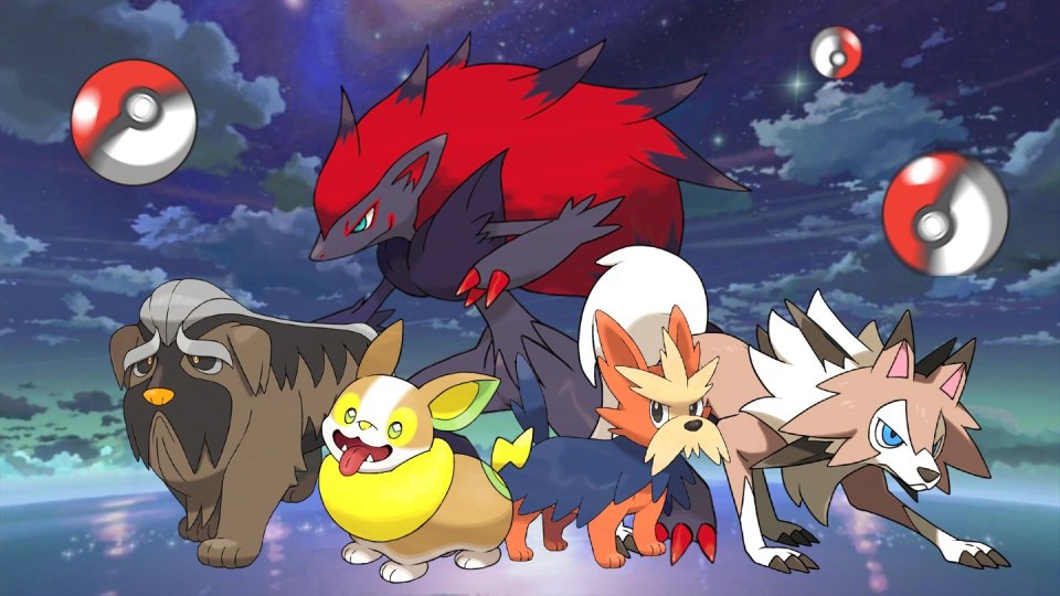 A selection of Pokémon dogs - Ensigame