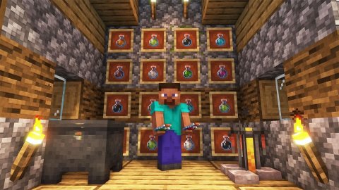 Strength Potion in Minecraft - Recipe and Uses - Ensigame