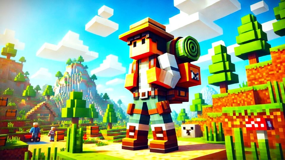 The choice for adventure lovers is the classic Minecraft mode - Ensigame