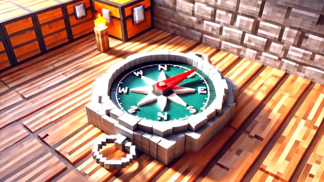 Compass - finding the right path in the expanses of Minecraft - Ensigame