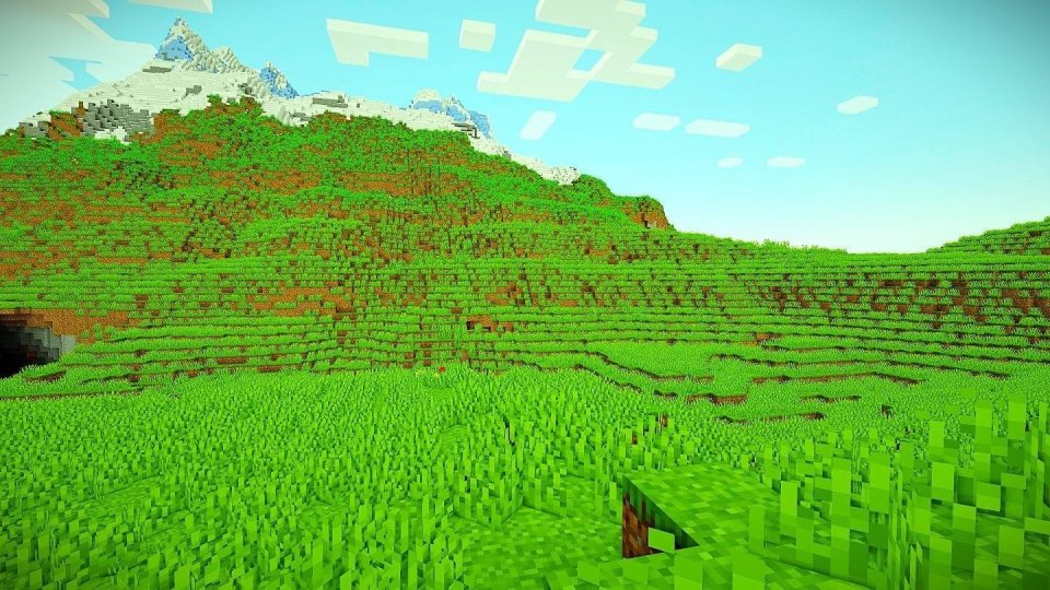 Verdes no Minecraft bloco de grama para iniciantes - Ensigame