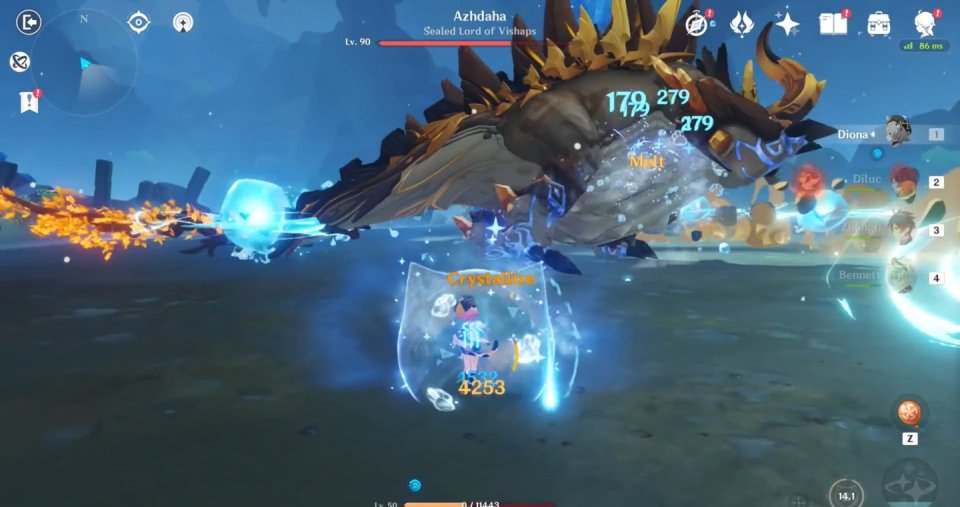 Genshin Impact Azdaha Guide: How to Beat the Weekly Boss - Ensigame