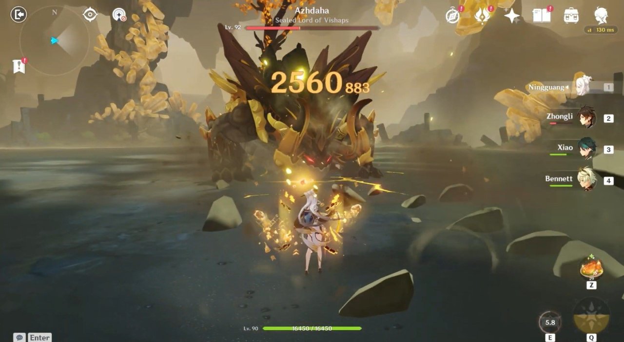 Genshin Impact Azdaha Guide: How to Beat the Weekly Boss - Ensigame