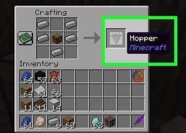 Produção em Minecraft-usando funil - Ensigame