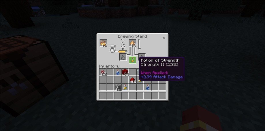 Strength Potion in Minecraft - Recipe and Uses - Ensigame