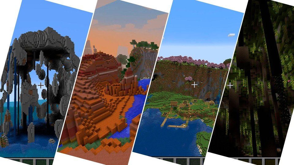 Mondes étonnants dans Minecraft - top 20 seeds - Ensigame