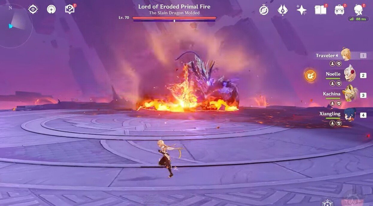 Genshin Impact Walkthrough - The Lord of Eroded Primal Fire - Ensigame