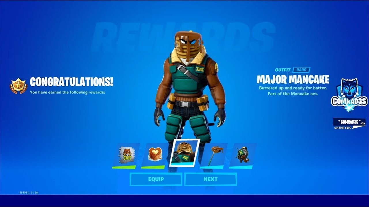 Ultimate guide: how to get Major Mancake Fortnite skin - Ensigame