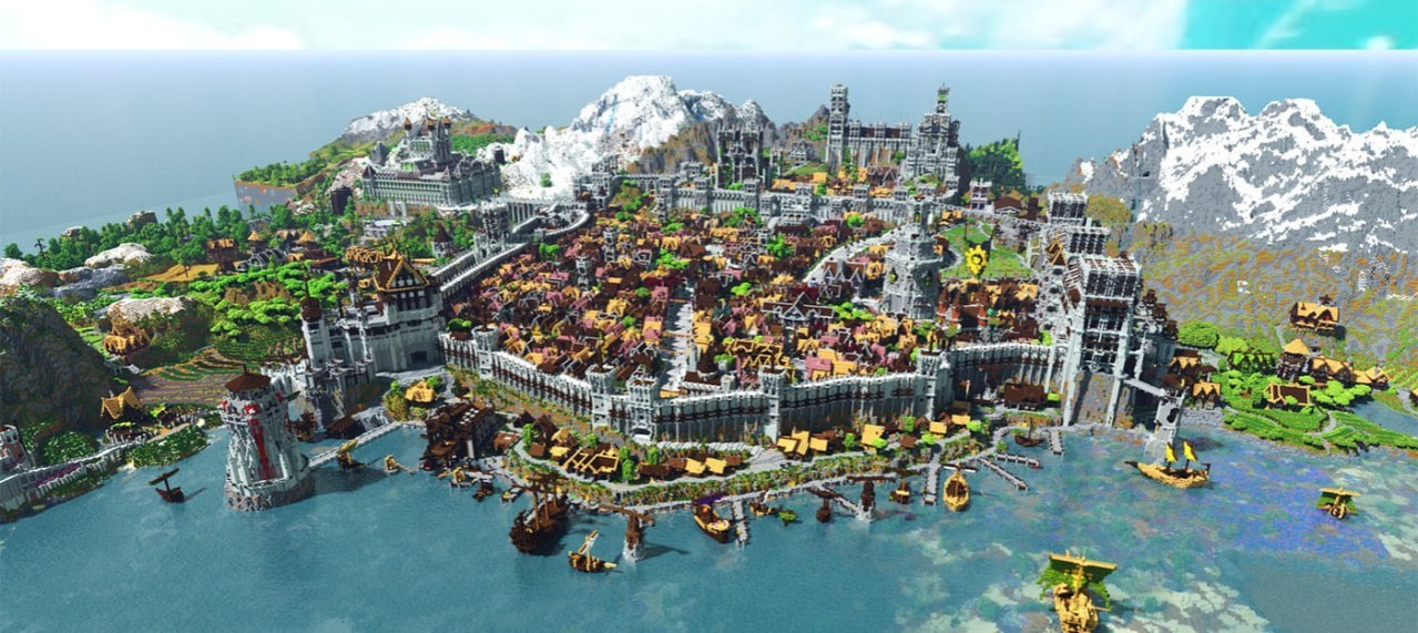 Minecraft player builds vast kingdom over 12 years - Ensigame